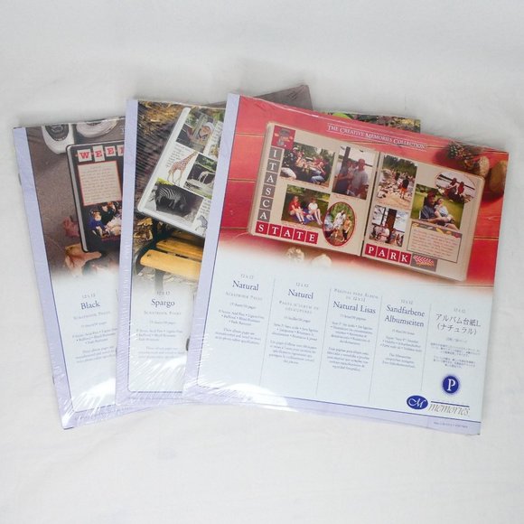 Creative Memories | Office | Lot 3 Creative Memories 2x12 Refill Pages ...